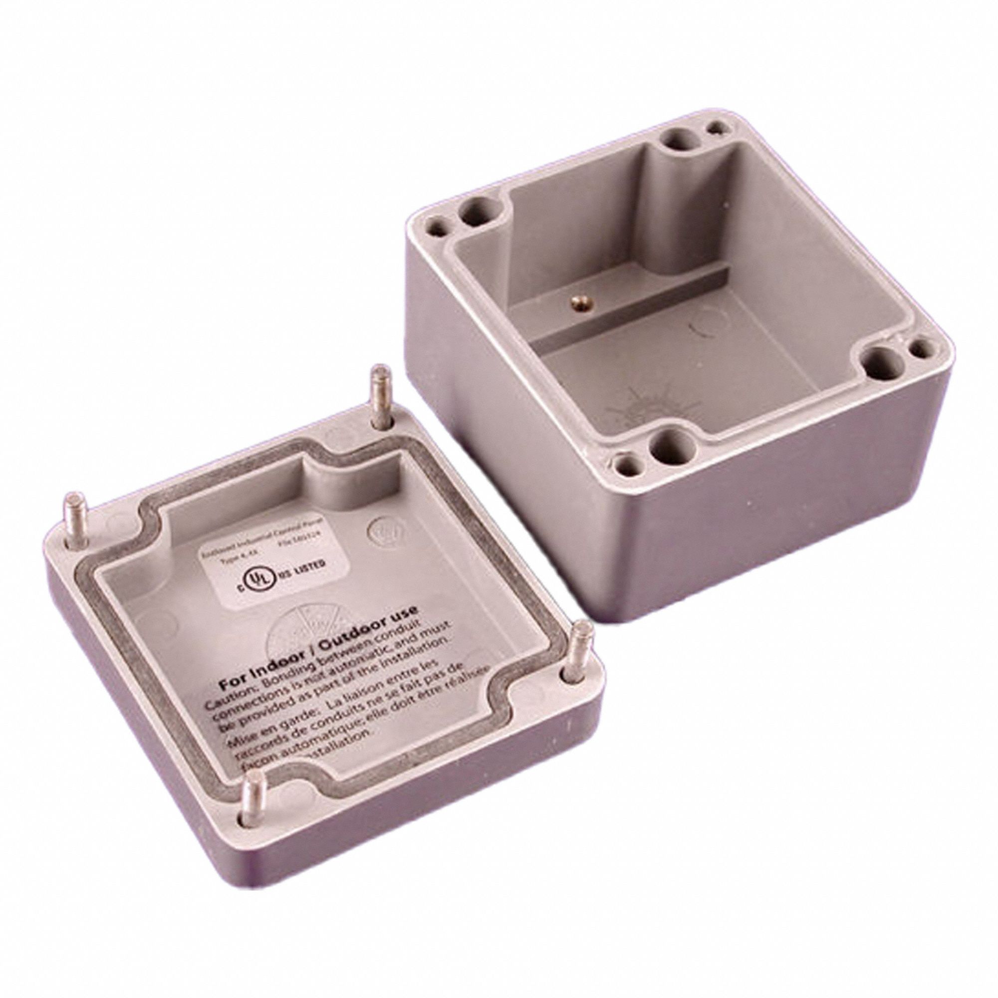 HAMMOND, Polyester, 3 in x 2 in x 2 in, Enclosure - 825A93|1590ZGRP081 ...