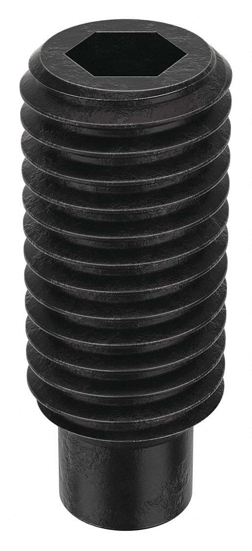 M12x1.75 Thread Size, 30 mm Overall Lg, Socket Set Screw - 159M16 ...