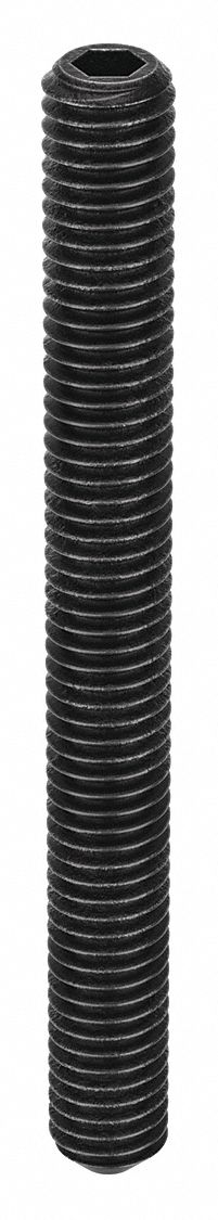M6x1 Thread Size, 60 mm Overall Lg, Socket Set Screw - 159M38|L07840 ...