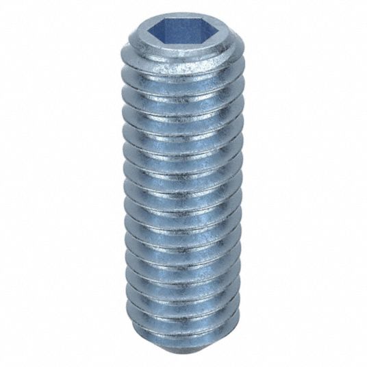 M4-0.70 mm Thread Size, 12 mm Overall Lg, Socket Set Screw - 159M86 ...