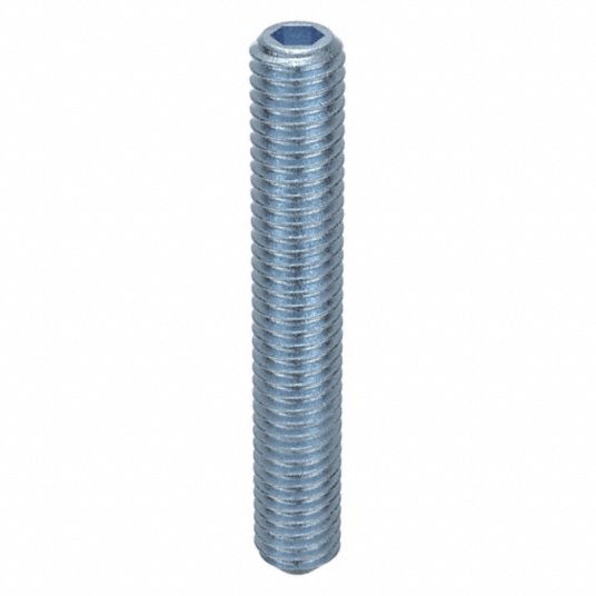 M6x1 Thread Size, 40 mm Overall Lg, Socket Set Screw - 159N07|L07850 ...