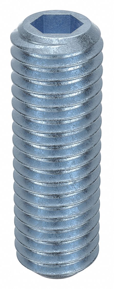 M8x1.25 Thread Size, 25 mm Overall Lg, Socket Set Screw - 159N13|L07850 ...