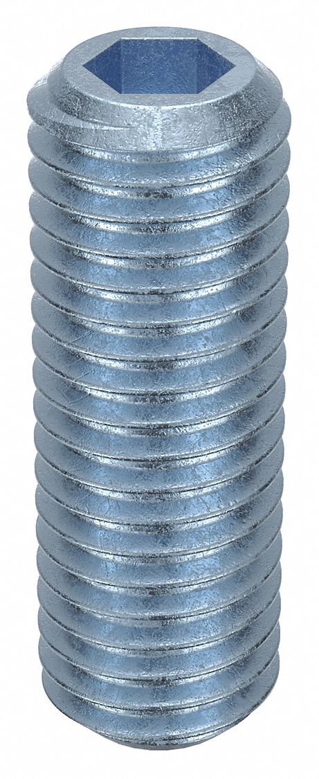 M12x1.75 Thread Size, 35 mm Overall Lg, Socket Set Screw - 159N34 ...