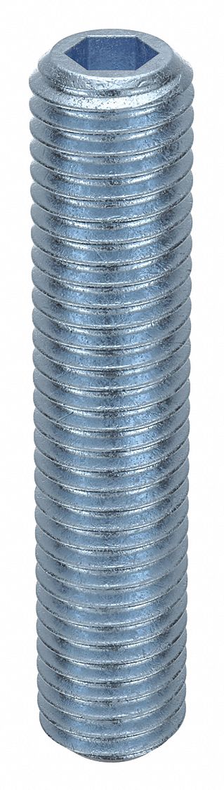 M12x1.75 Thread Size, 60 mm Overall Lg, Socket Set Screw - 159N37 ...