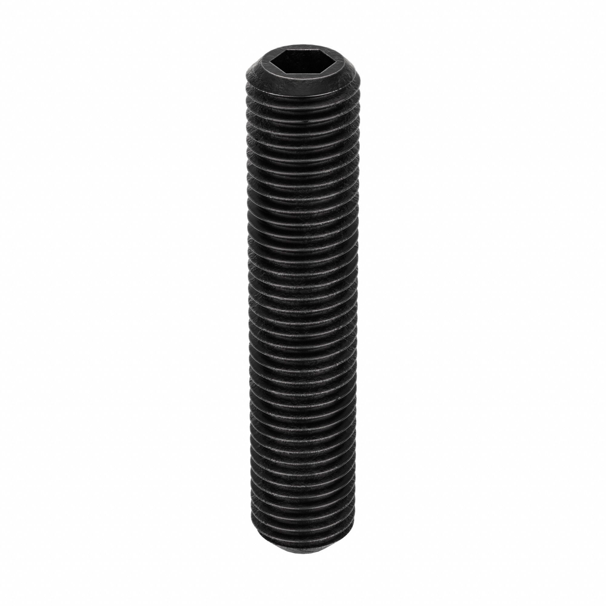 M10x1.25 Thread Size, 50 mm Overall Lg, Socket Set Screw - 159N58 ...