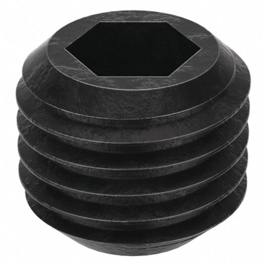 M12x1.5 Thread Size, 10 mm Overall Lg, Socket Set Screw - 159N59|L07852 ...