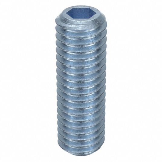 M8-1.25 mm Thread Size, 25 mm Overall Lg, Socket Set Screw - 159P04 ...