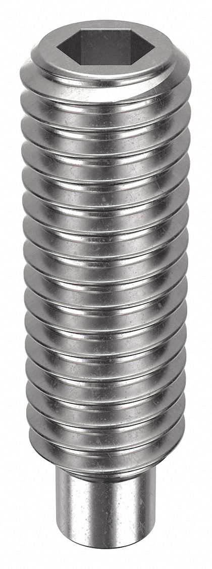 M6x1 Thread Size, 20 mm Overall Lg, Socket Set Screw - 159P94|L51230 ...