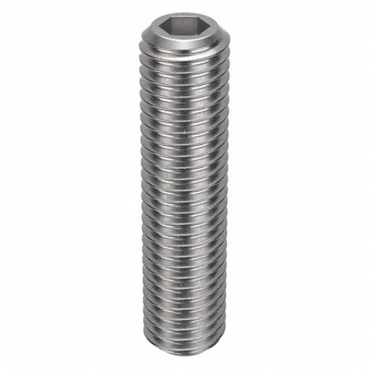 M12x1.75 Thread Size, 50 mm Overall Lg, Socket Set Screw - 159R94 ...