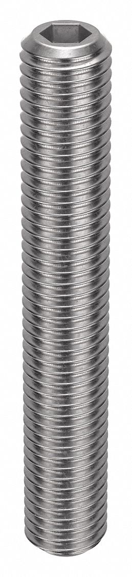 M12x1.75 Thread Size, 80 mm Overall Lg, Socket Set Screw - 159R97 ...