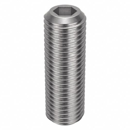 M20x2.5 Thread Size, 60 mm Overall Lg, Socket Set Screw - 159T16|L51240 ...