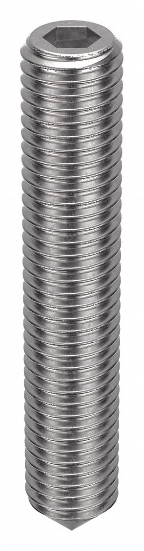 M12x1.75 Thread Size, 70 mm Overall Lg, Socket Set Screw - 159T92 ...