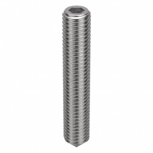M12x1.75 Thread Size, 70 mm Overall Lg, Socket Set Screw - 159T92 ...