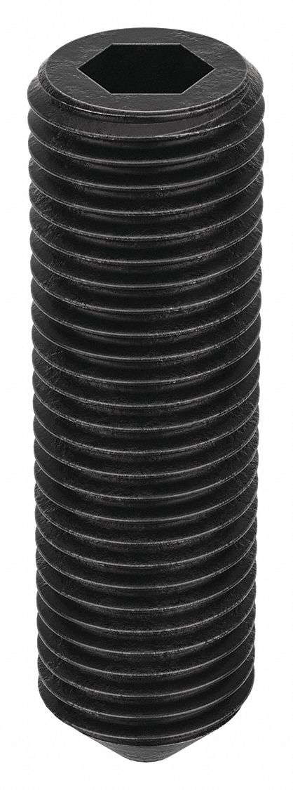 7/16"-20 Thread Size, 1 1/2 in Overall Lg, Socket Set Screw - 159V07 ...