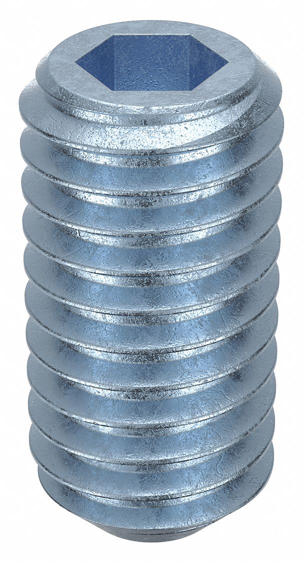 3/8"-16 Thread Size, 3/4 in Overall Lg, Socket Set Screw - 159V76 ...