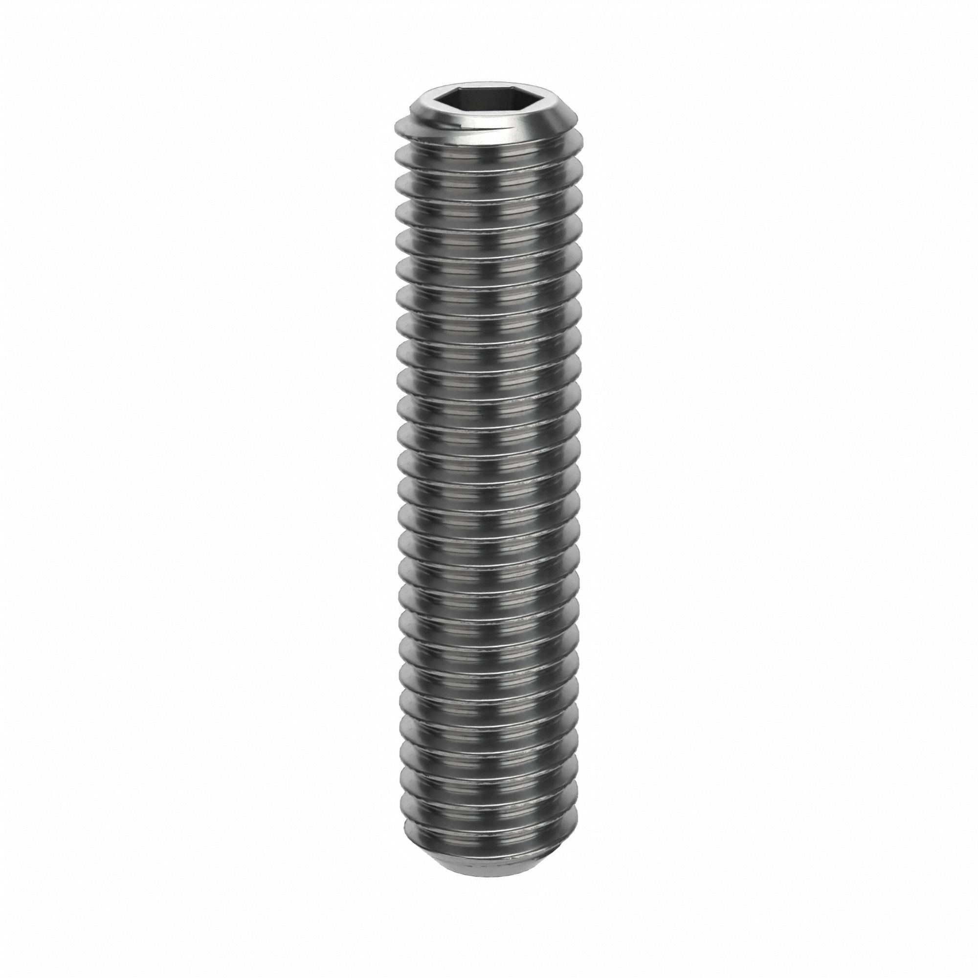 M8x1.25 Thread Size, 35 mm Overall Lg, Socket Set Screw - 159X38|L51260 ...