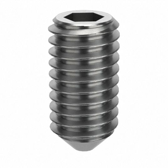 #10-32 Thread Size, 3/8 in Overall Lg, Socket Set Screw - 159Y92|B51261 ...