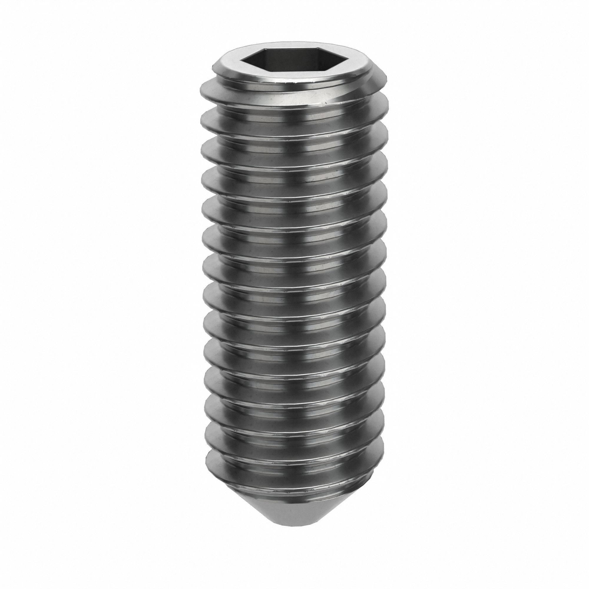 #10-32 Thread Size, 1/2 in Overall Lg, Socket Set Screw - 159Y93|B51261 ...