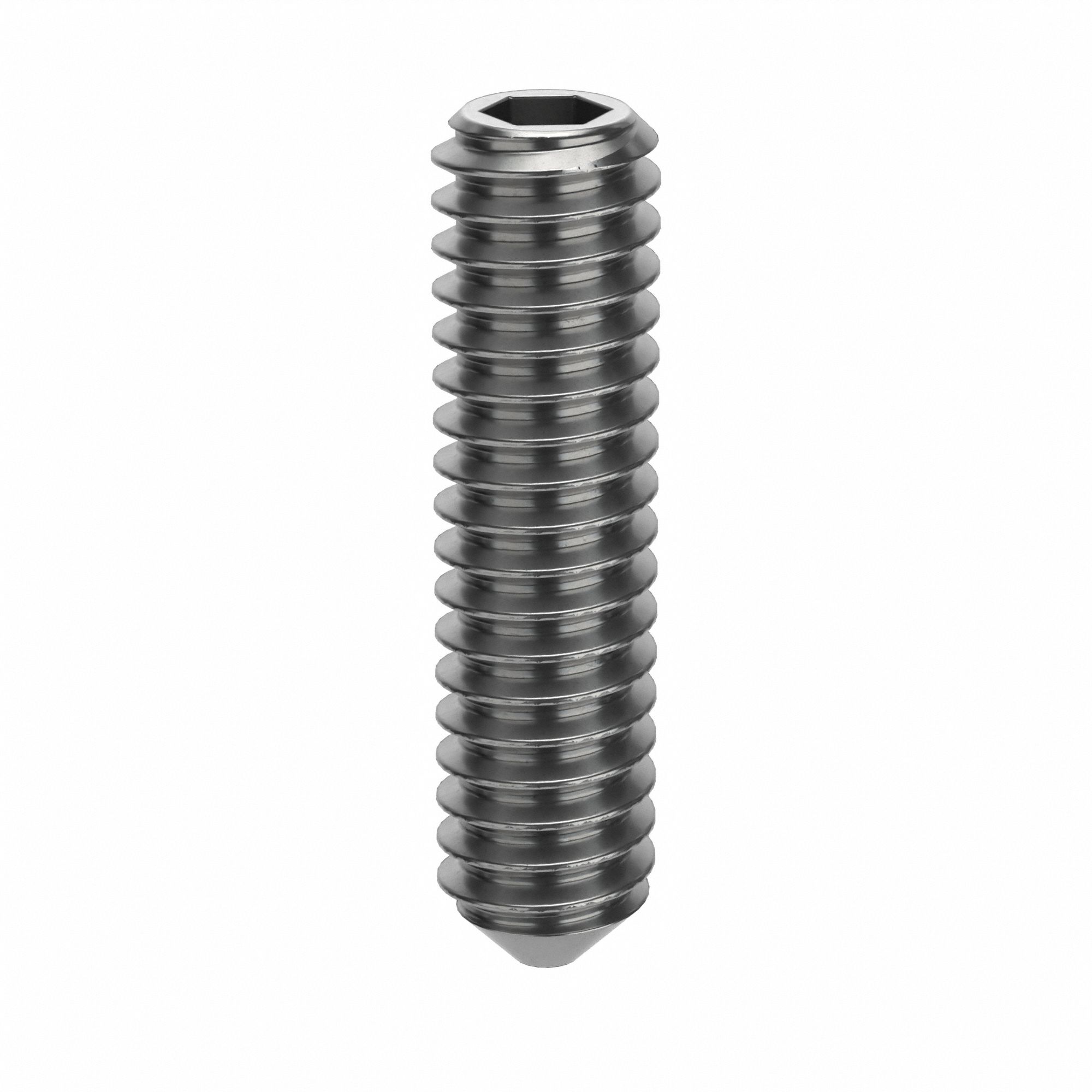 1/4"-20 Thread Size, 1 in Overall Lg, Socket Set Screw - 159Z03|B51260 ...
