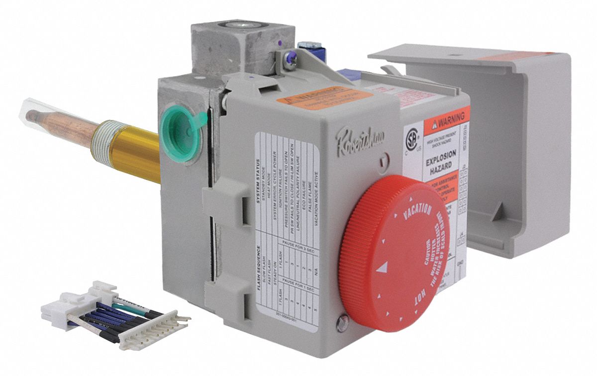 RHEEM, Natural Gas, SP20161A, Gas Control Thermostat Kit - 15A540 ...