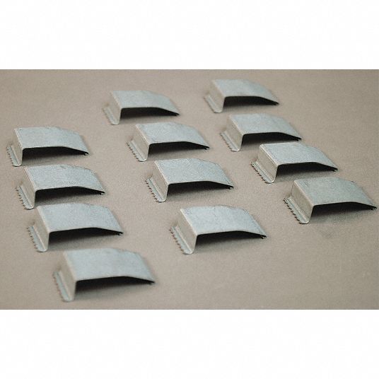 Wire Clips, Material of Construction Steel, PK 12 - Grainger