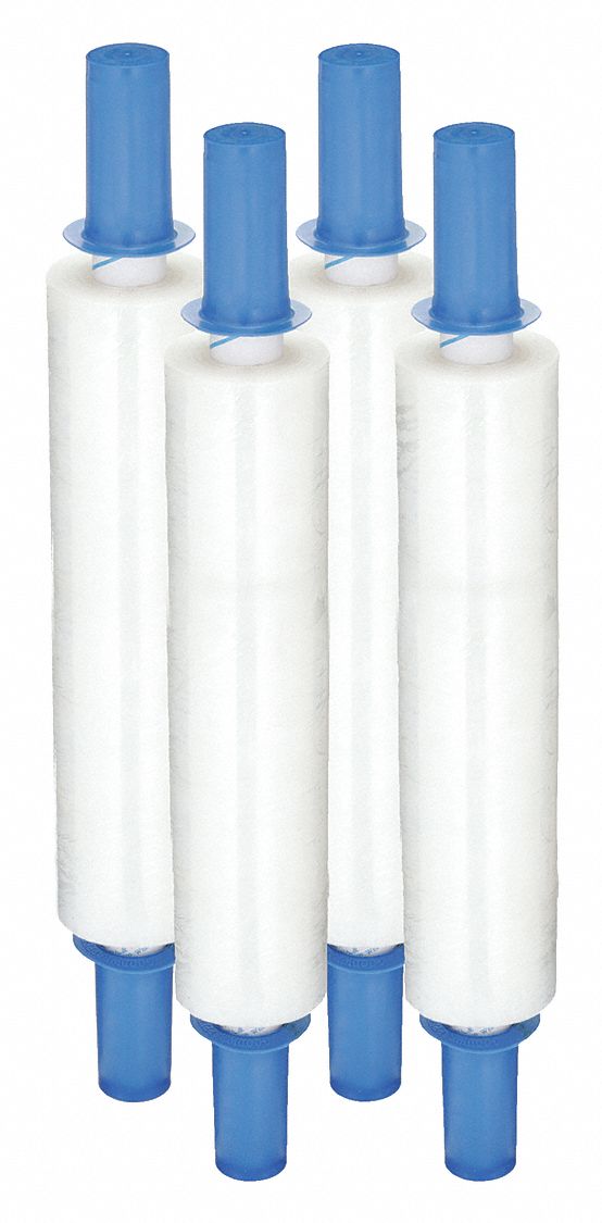 GOODWRAPPERS, 80 ga Gauge, 30 in Overall Wd, Stretch Wrap - 15A838 ...