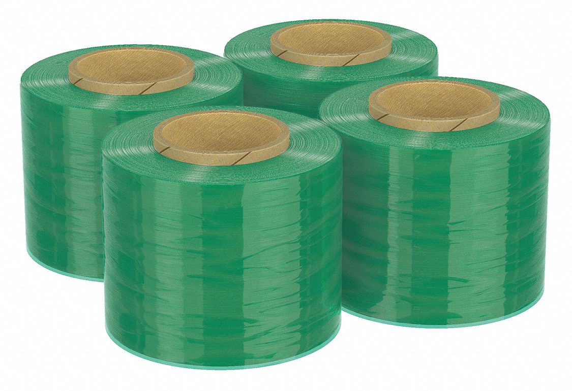 GOODWRAPPERS, 120 ga Gauge, 3 in Overall Wd, Stretch Wrap - 15A861 ...
