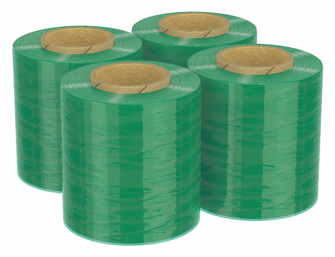 GOODWRAPPERS, 120 ga Gauge, 4 in Overall Wd, Stretch Wrap - 15A867 ...