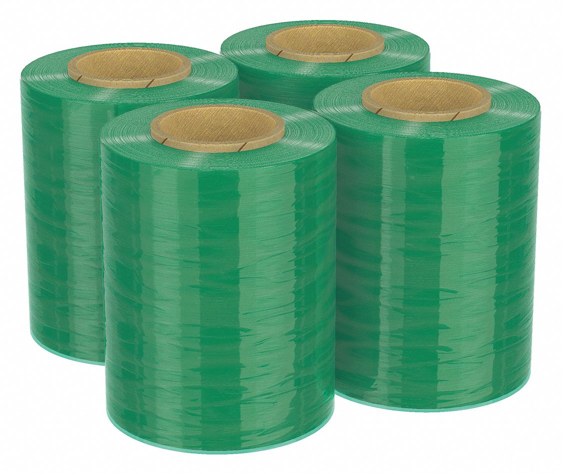 GOODWRAPPERS, 120 ga Gauge, 5 in Overall Wd, Stretch Wrap - 15A873 ...