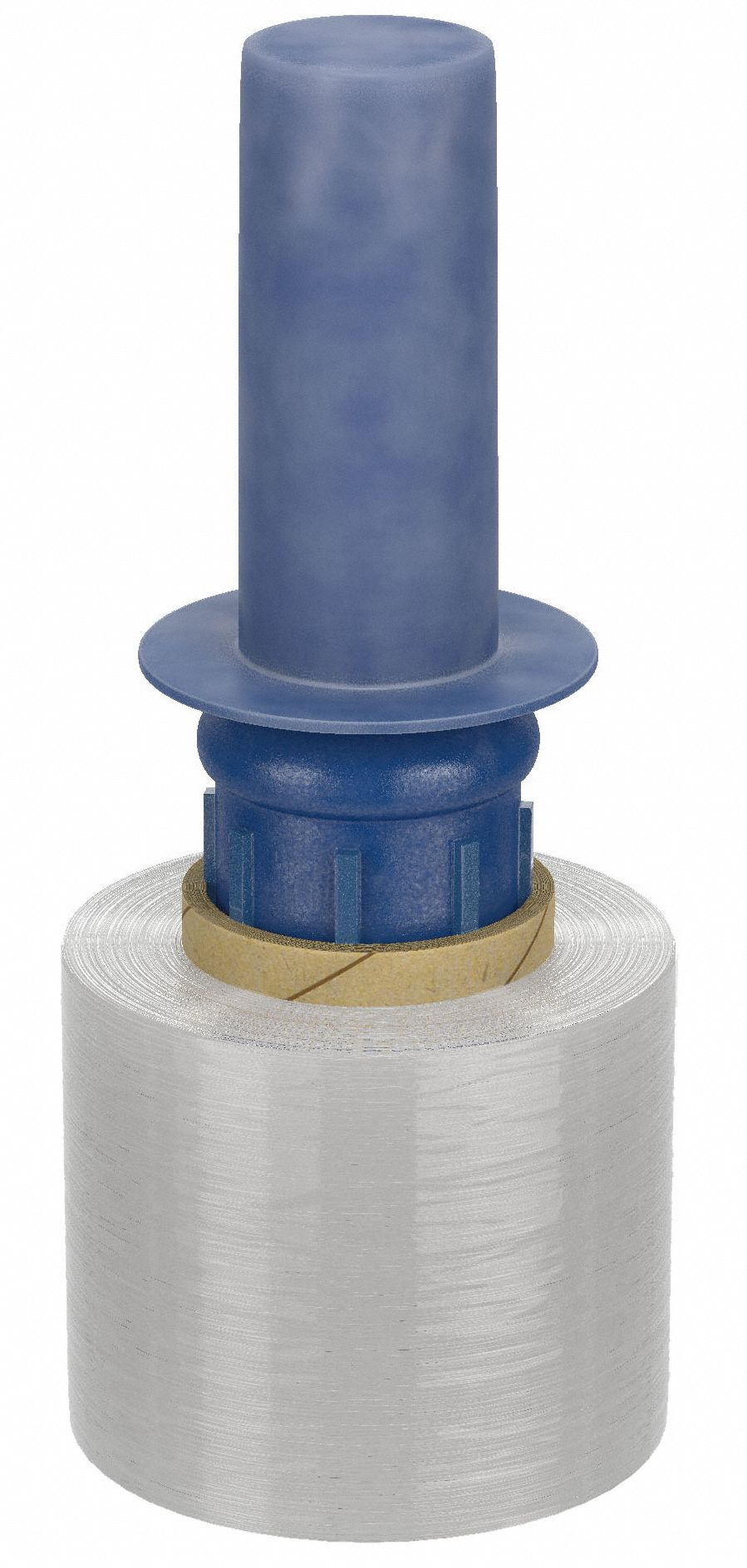 GOODWRAPPERS Stretch Wrap: 120 ga Gauge, 3 in Overall Wd, 600 ft ...