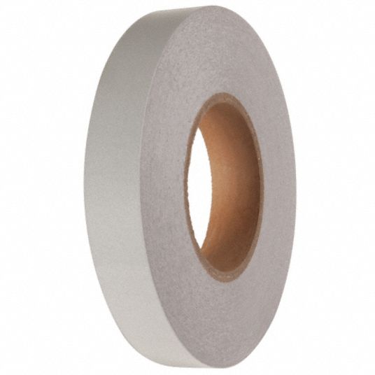 Marking Tape, Continuous Roll, Solid, White, 1 in, 150 ft, 6 5/8 in ...