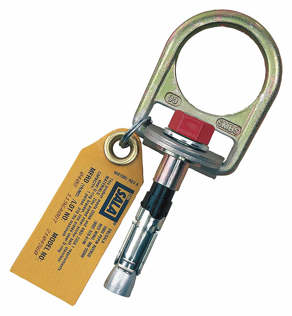 DBI-SALA ANCHOR COMPLETE D-RING 5 ADD BOLTS - Concrete Anchors for Fall ...