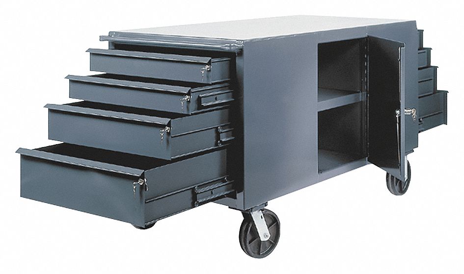 DURHAM MOBILE BENCH CABINET - 12862 - DHMMBC3060-95 | MBC3060-95 ...