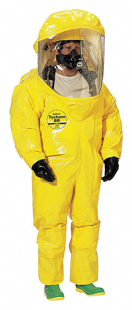 DUPONT SUIT CHEM FULL ENCAP FRT ENTRY SCBA - 25980 - DUCBR527T2X ...