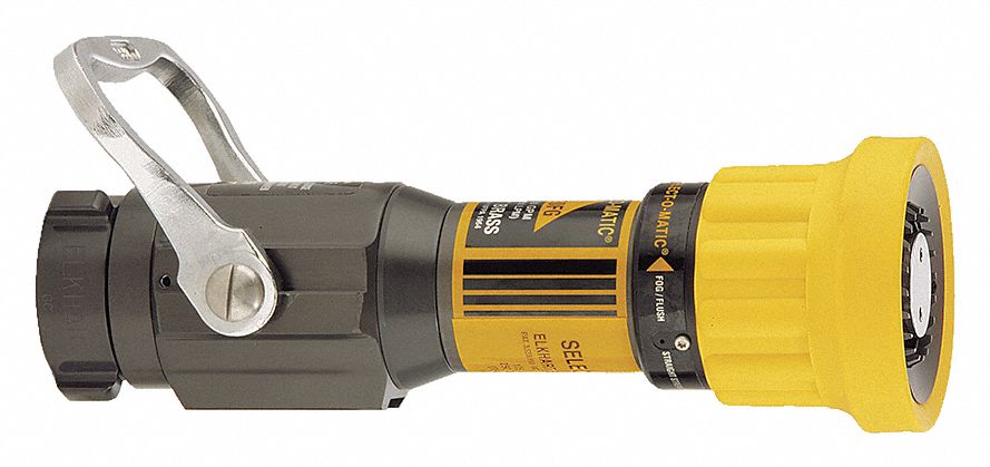 ELKHART BRASS NOZZLE SELECT-O-MATIC W/PISTOL GRIP - Industrial and Fire ...
