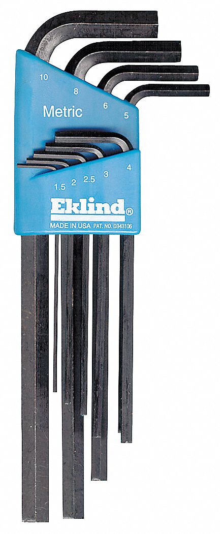 EKLIND HEX KEY 9PC. 1.5MM-10MM LONG - Hex and Torx Key Sets - EXC10609 ...
