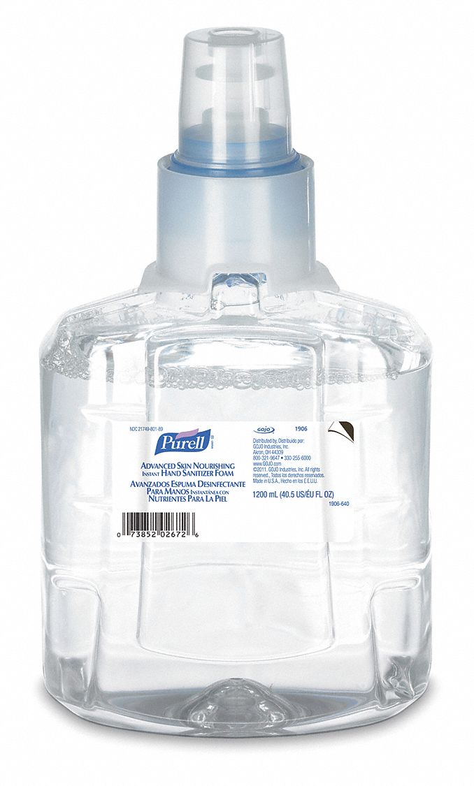 PURELL, LTX-12™ Series, Requires Dispenser, Hand Sanitizer - 15E333 ...