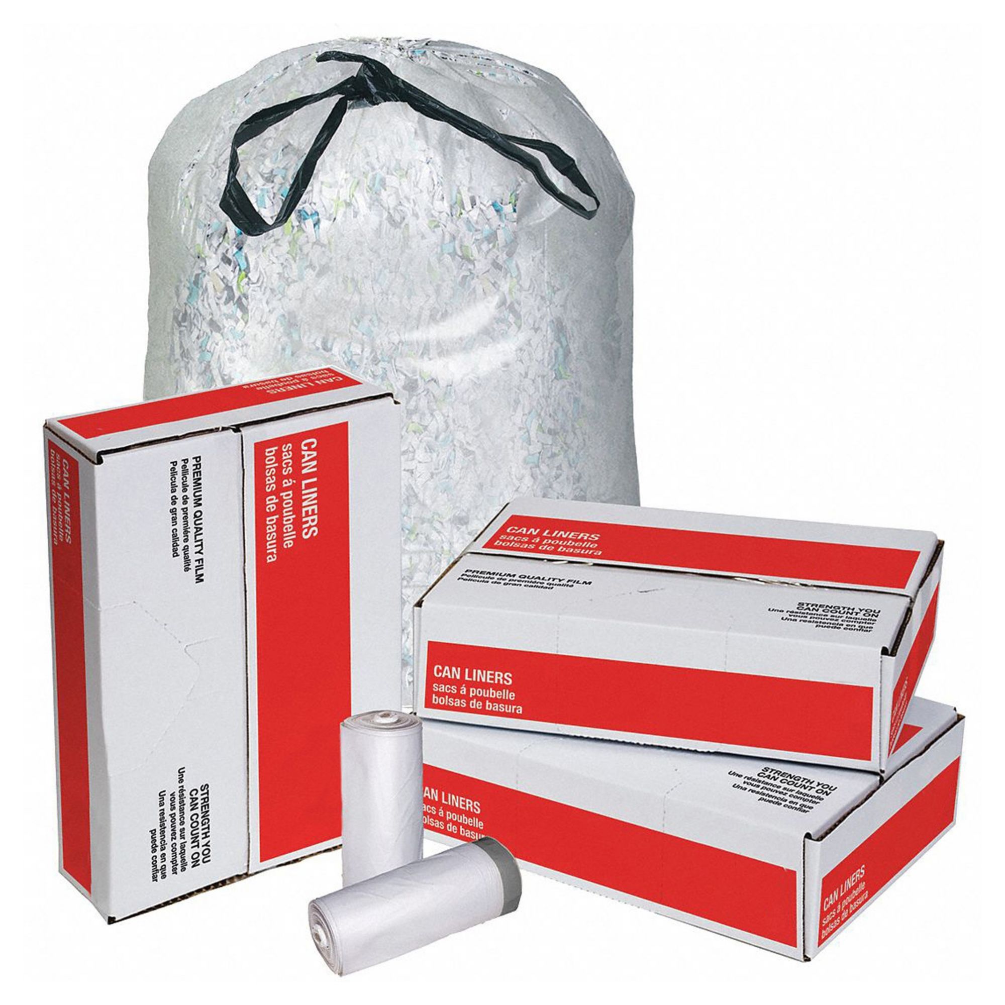 GRAINGER 15E444 Trash Bag 23 gal. Clear PK200 15E444 for sale online | eBay