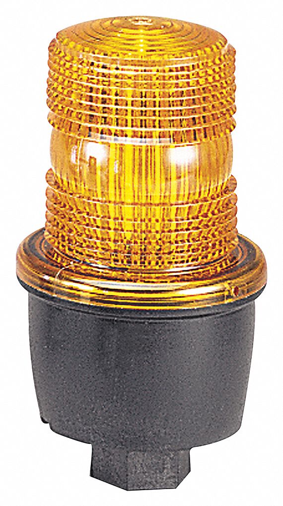 FEDERAL SIGNAL LIGHT LED PIPE MOUNT 12-48VDC AMBER - Strobe and ...