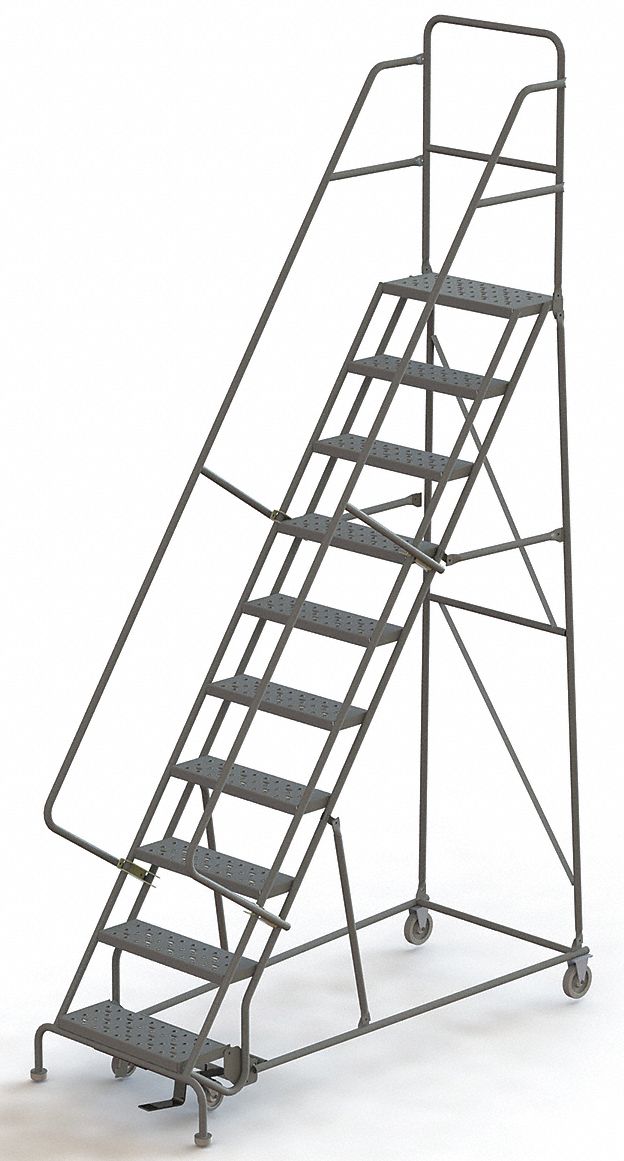 TRI-ARC, 8.3 ft Platform Ht, Unassembled, Rolling Ladder - 15F030 ...