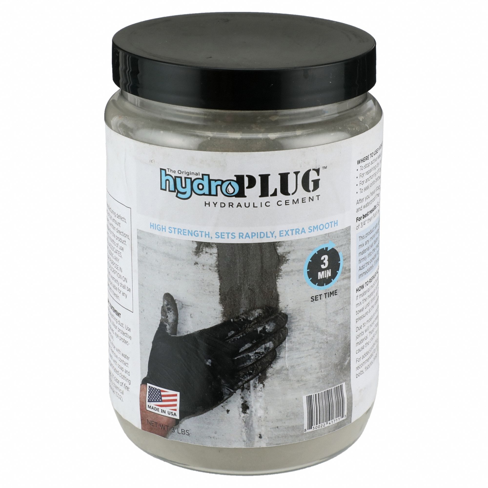 JE TOMES, Hydroplug, Cement, Hydraulic Cement - 15F529|C118 - Grainger