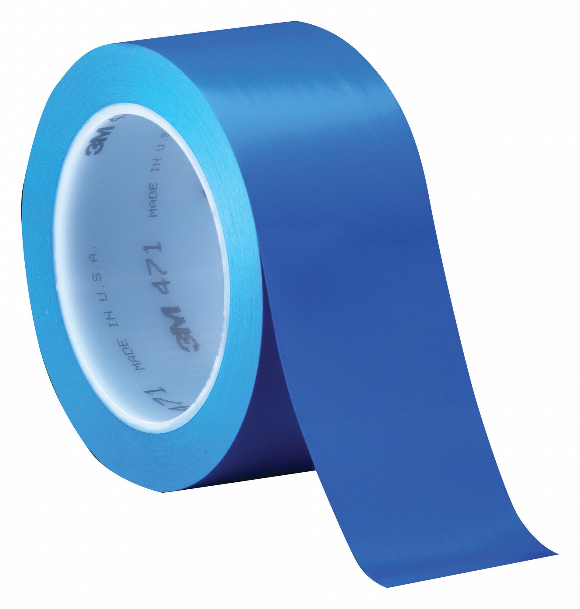 3M Floor Marking Tape: Gen Purpose, Solid, Blue, 2 in x 108 ft, 5.2 mil ...