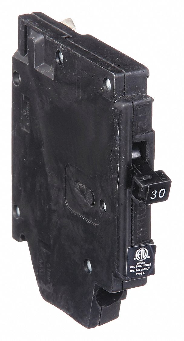 30 A Amps, 120V AC, Miniature Circuit Breaker - 15F783|UBITBA130R ...