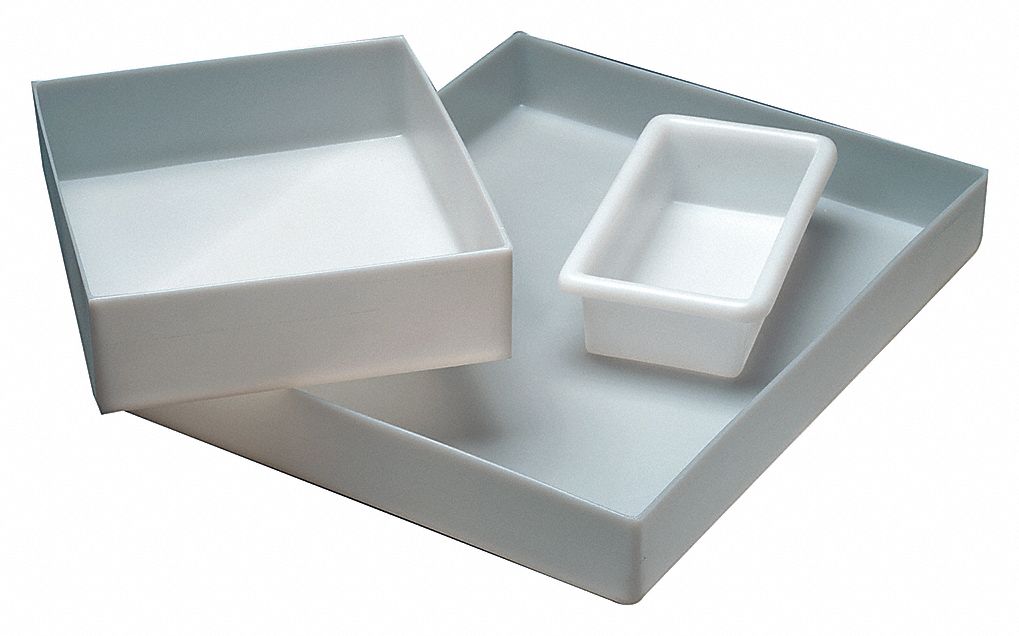 FARIBO TRAY ROLLED LIP HDPE 1 1/8 - Food Storage, Inserts, and Covers ...