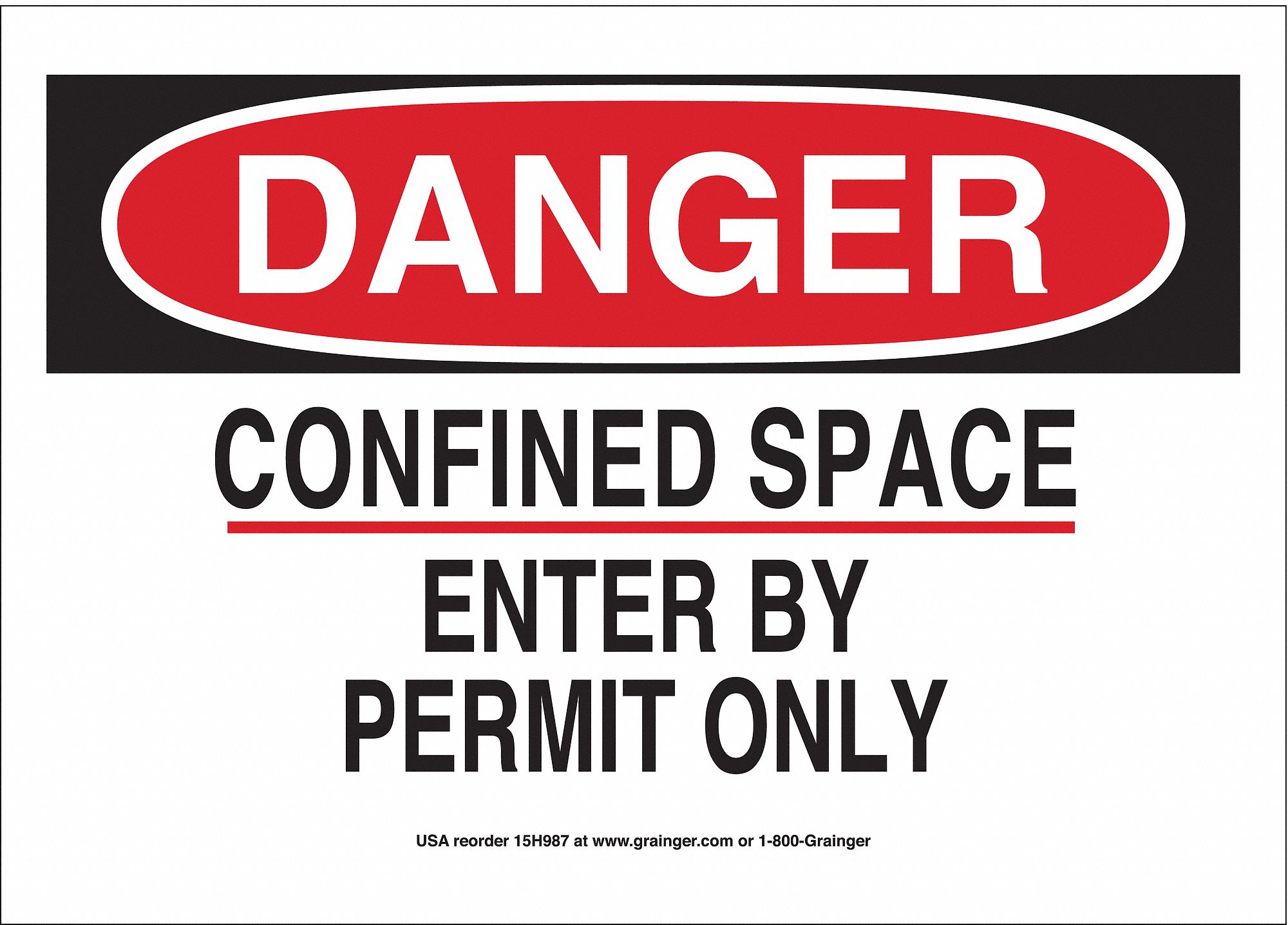 Sign, Vinyl, English - Grainger