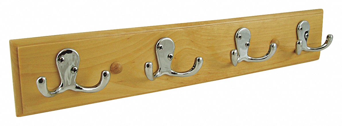 GRAINGER APPROVED HOOKS WALL MOUNT 4 HOOK CHROME - Hooks - GGH1XNJ2 ...