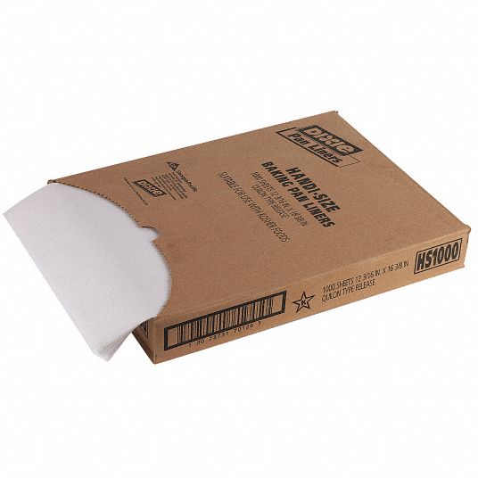 DIXIE 16 3/8 in x 12 13/64 in Greaseproof Paper Pan Liner, White ...