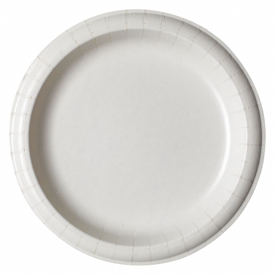 DIXIE, White, Heavy-Wt, Disposable Paper Plate - 15J227|SXP9W - Grainger