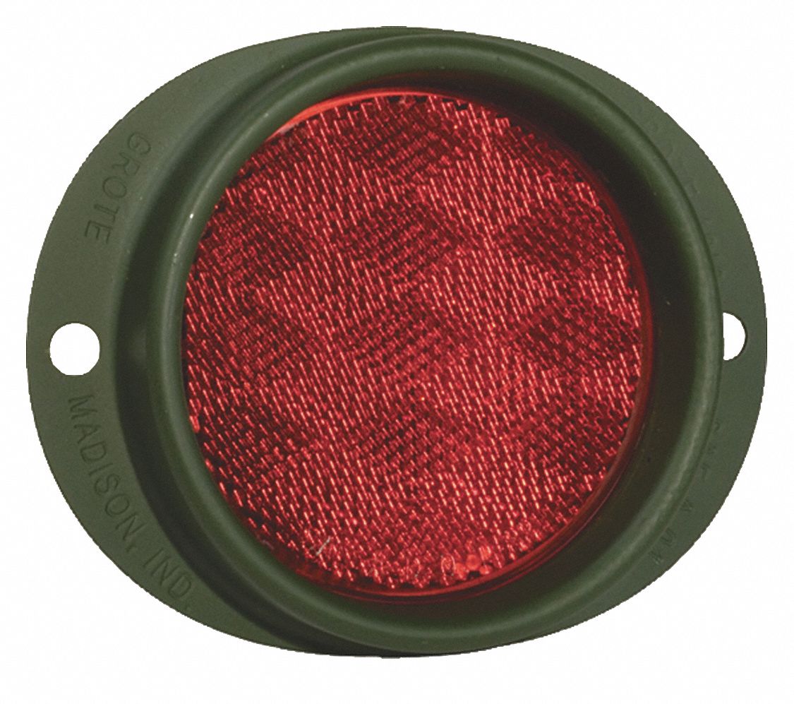 GROTE REFLECTOR MILITARY 2-HOLE MOUNT RED - Reflectors - GRO40162 ...