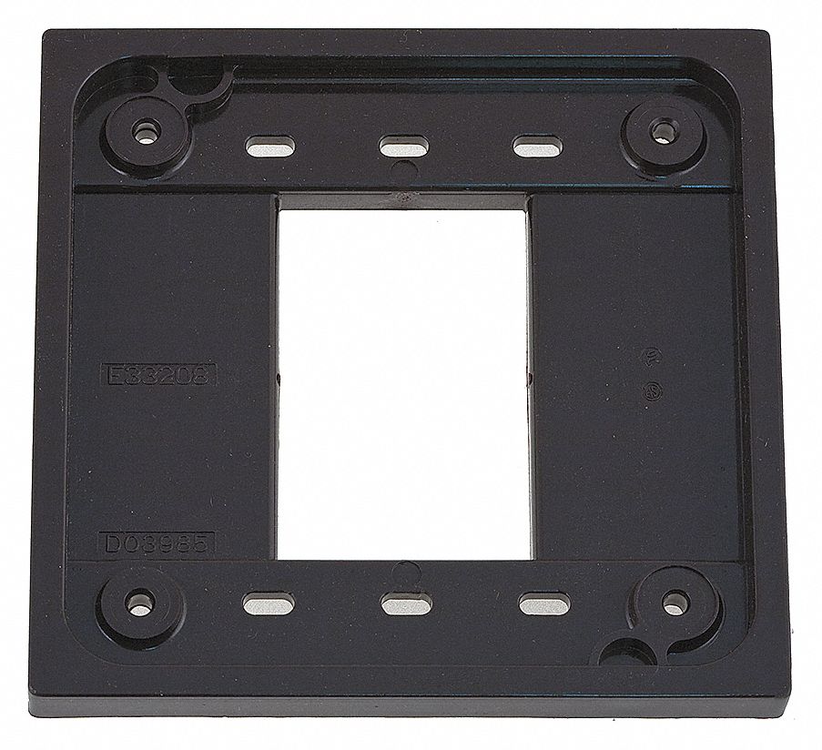 HUBBELL WIRING DEVICE-KELLEMS ADAPTER PLATE 4PLEX BLUE - Straight Blade ...